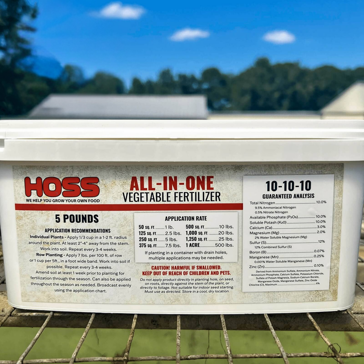 Hoss All-In-One Vegetable Fertilizer – HOSS